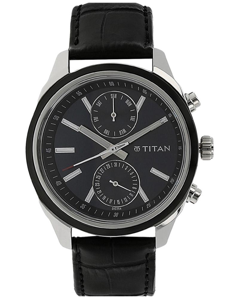 Titan Men WORKWEAR Black Analog Watch SKU-ID 1733KL01 | Helios The ...