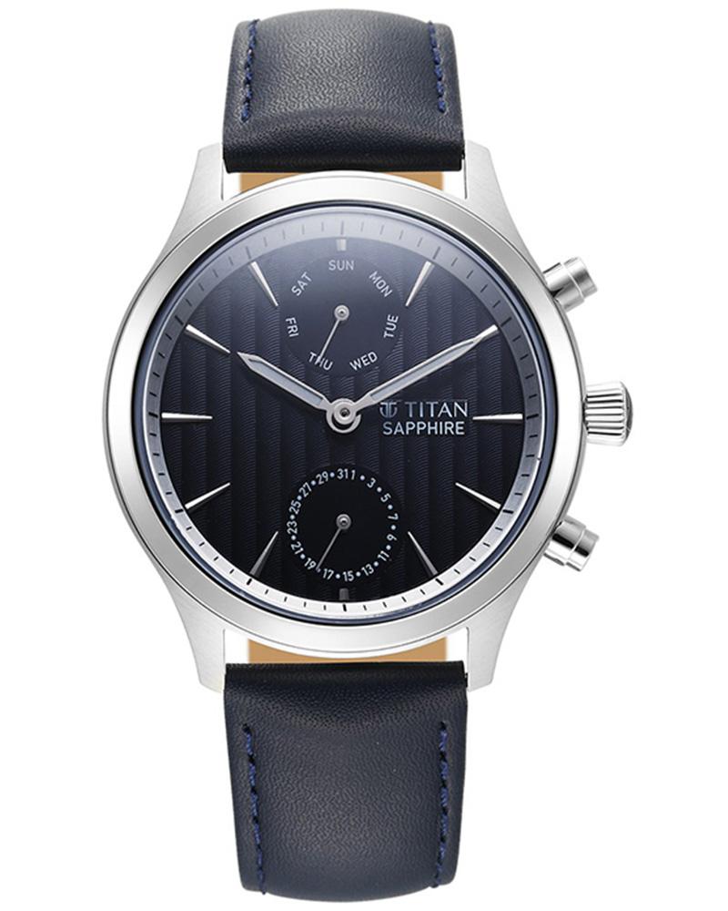 Buy Titan Round Men Watch - 1874SL02 Helios Watch Store