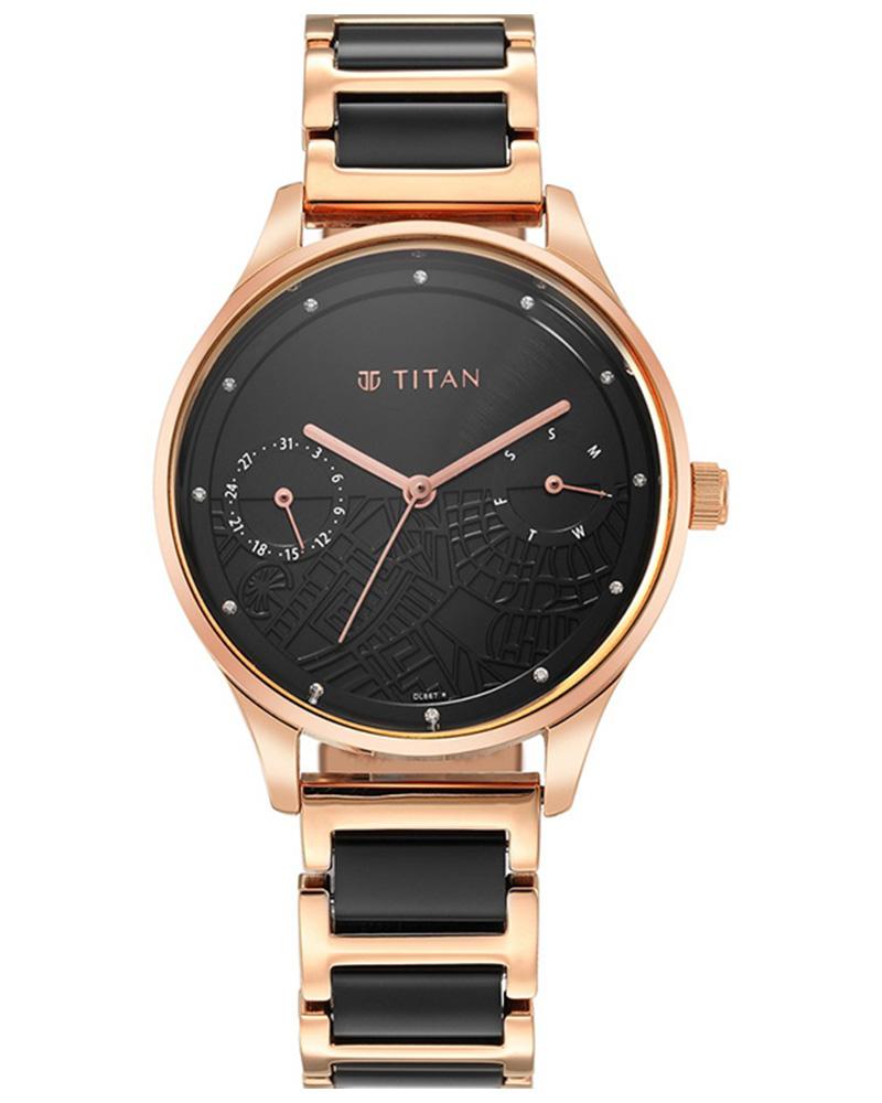 Buy Titan Round Women Watch - NS2670WD01 Helios Watch Store