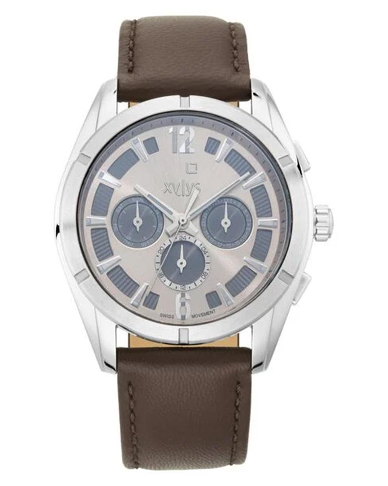 Buy Xylys Classic Round Quartz Beige Dial Men Watch - 40045SL02E ...