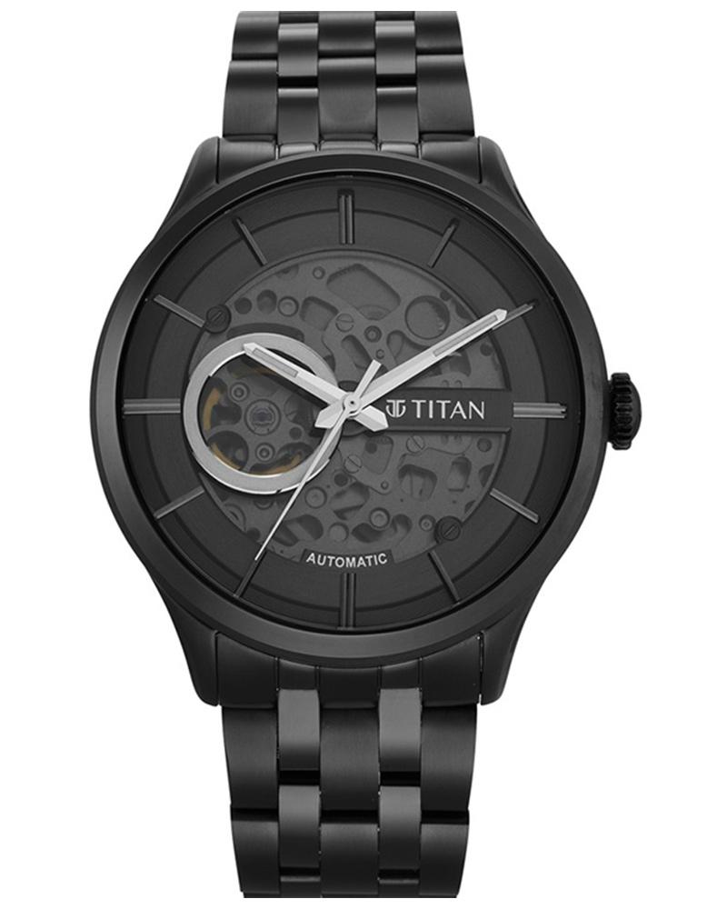 Buy Titan Round Men Watch - NS90140QM02 Helios Watch Store