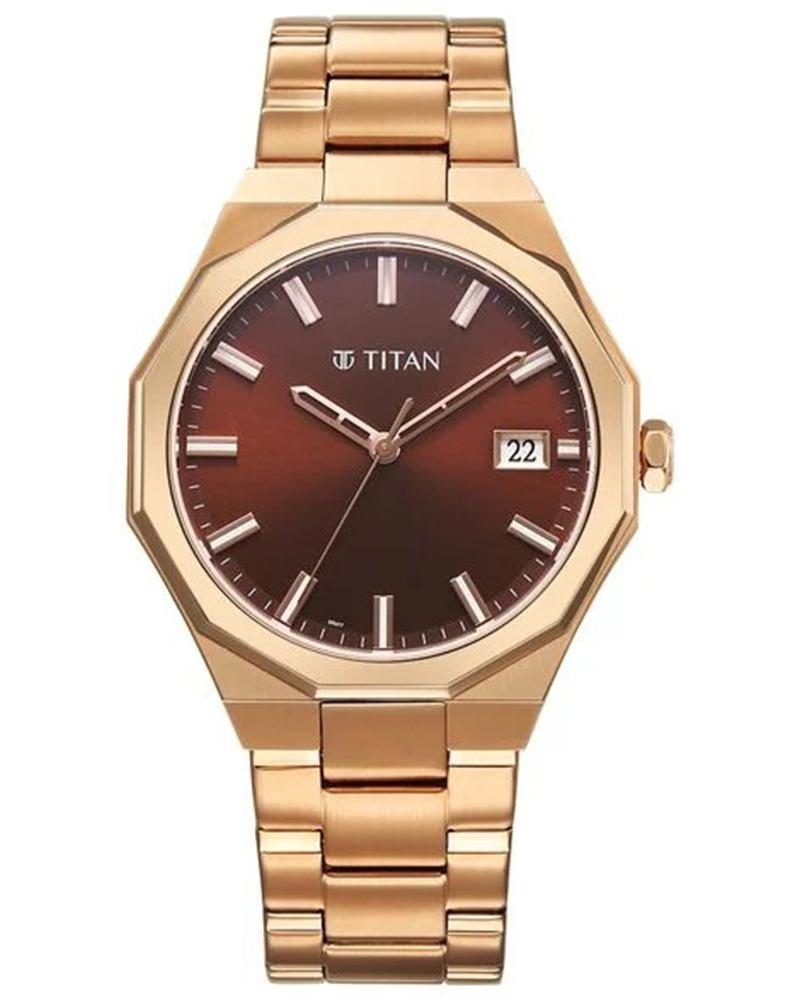 Buy Titan Regalia Dodecagon Round Men Watch - 90212WM01 Helios Watch Store