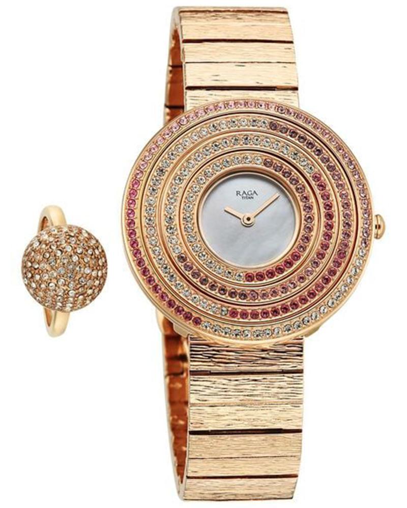Titan Raga Women Raga Glimmers Mother of Pearl Watch SKU-ID 95344WM01F ...