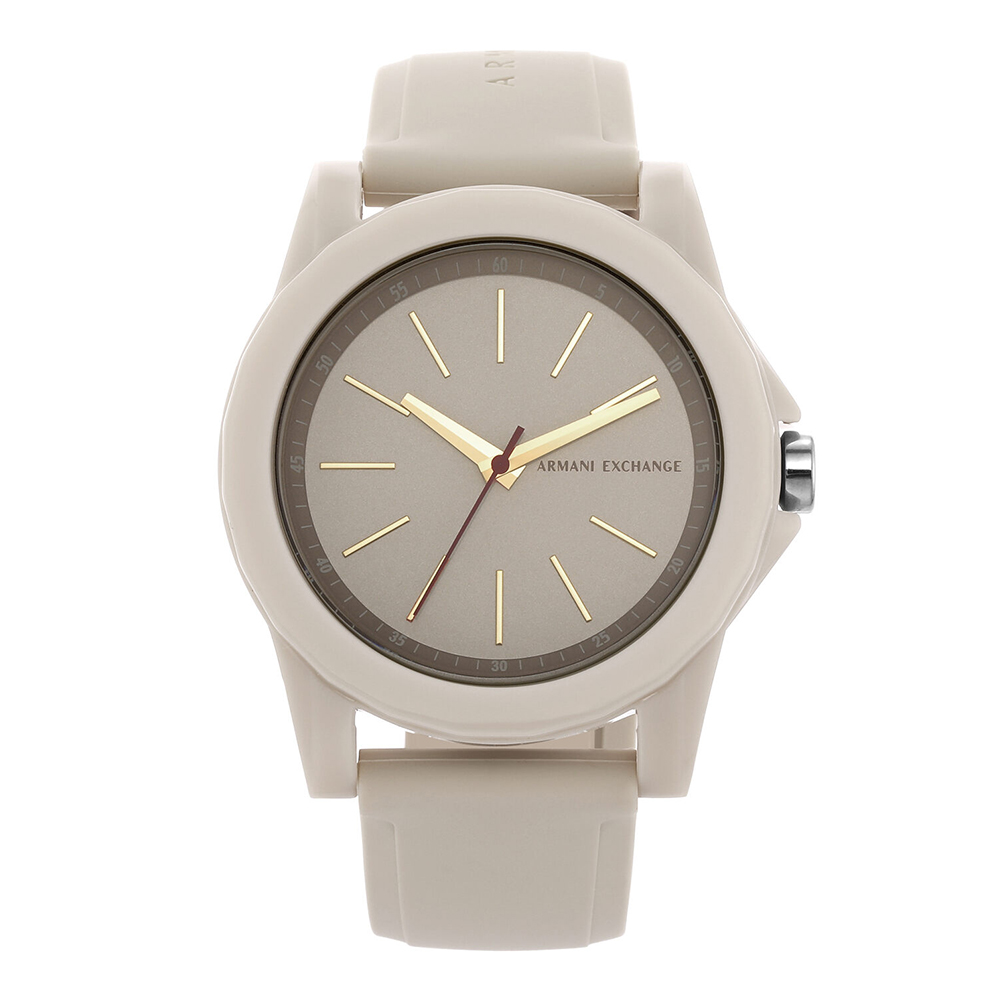 Armani exchange Women Lady banks Round Grey Watches