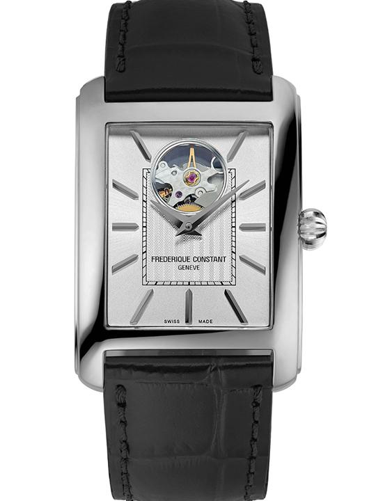 Frederique Constant Men CLASSICS CARREE HEART BEAT AUTOMATIC Silver ...