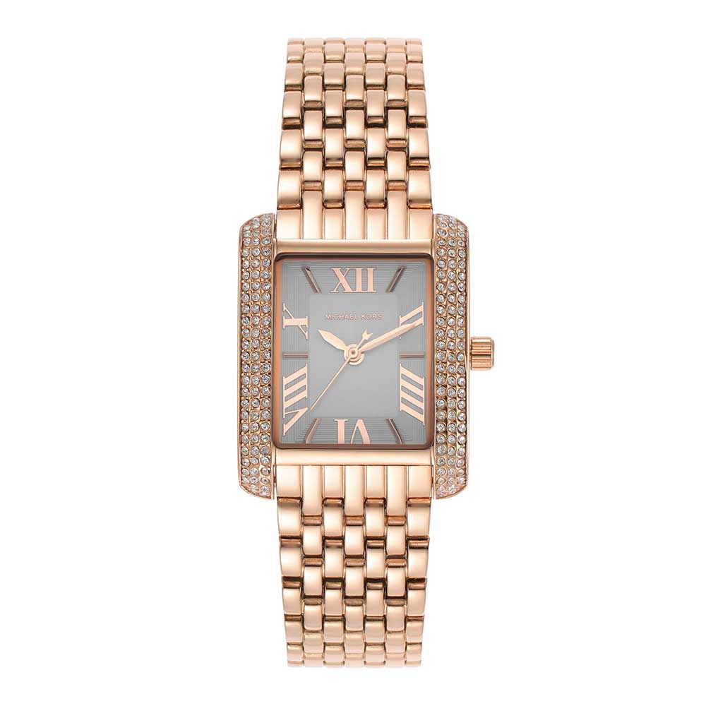 Michael Kors Emery Rectangular Dial Women Watches - MK4743 Helios Watch ...
