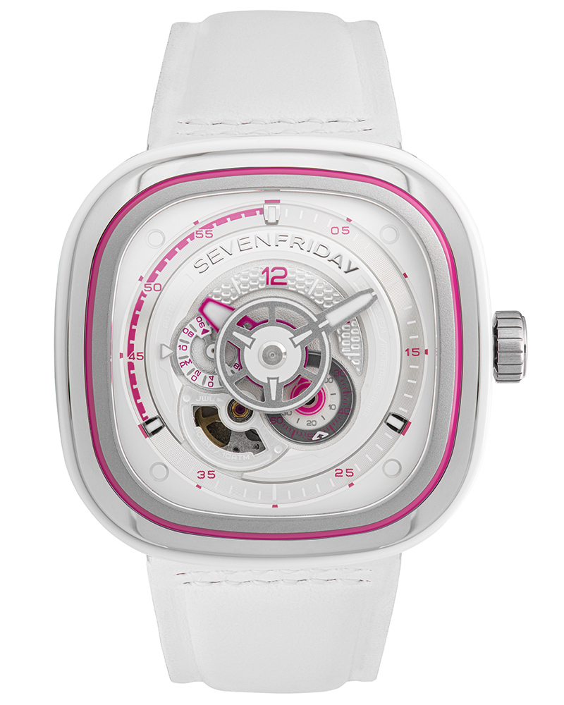 Buy Seven Friday PINK BEACH CLUB Square Unisex Watch - P3C/12 Helios ...