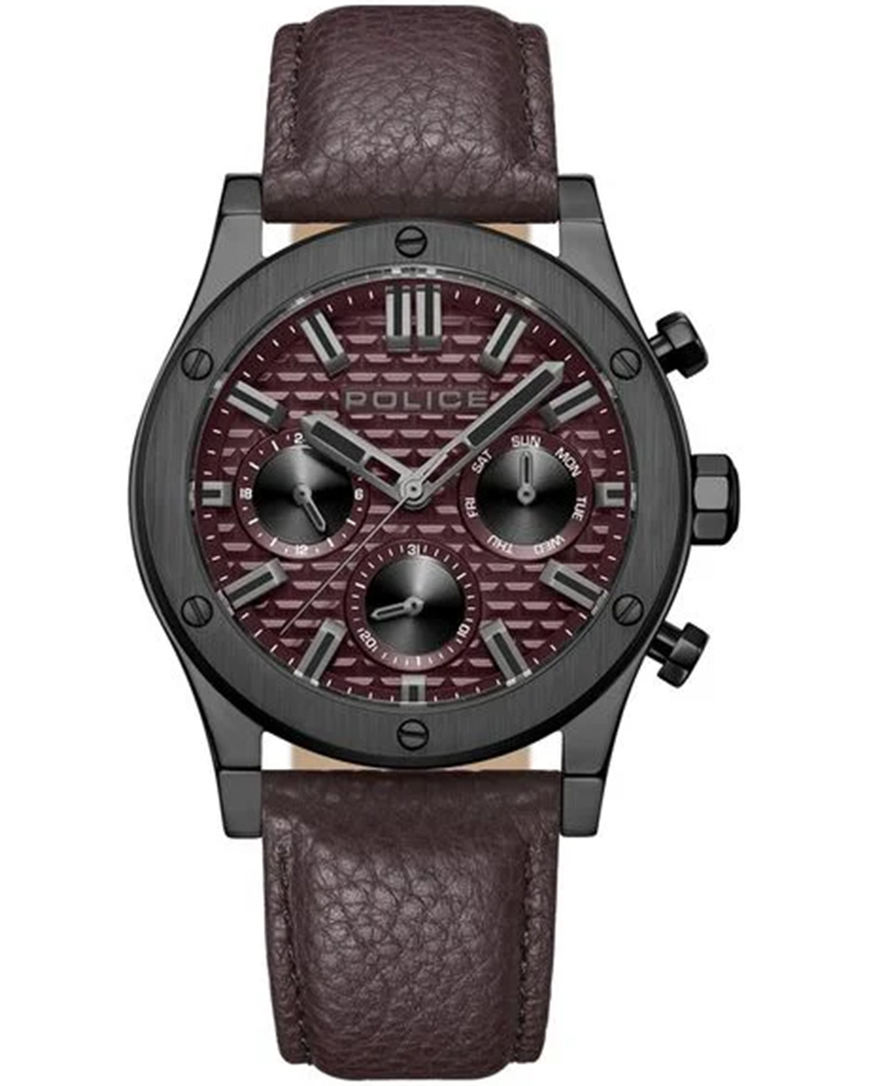 Police Men POLYSH Brown Multifunction Watch SKU-ID PLPEWJF0006203 ...