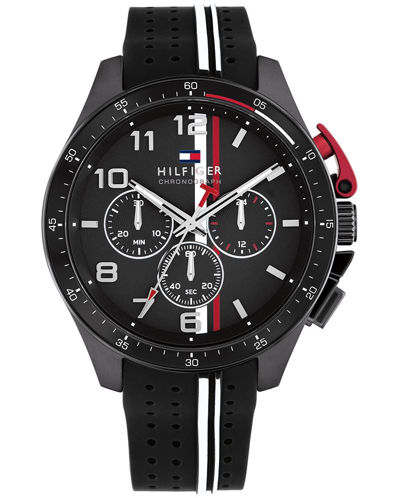 Tommy Hilfiger Men BANK Black Chronograph Watch SKU-ID TH1792168 ...